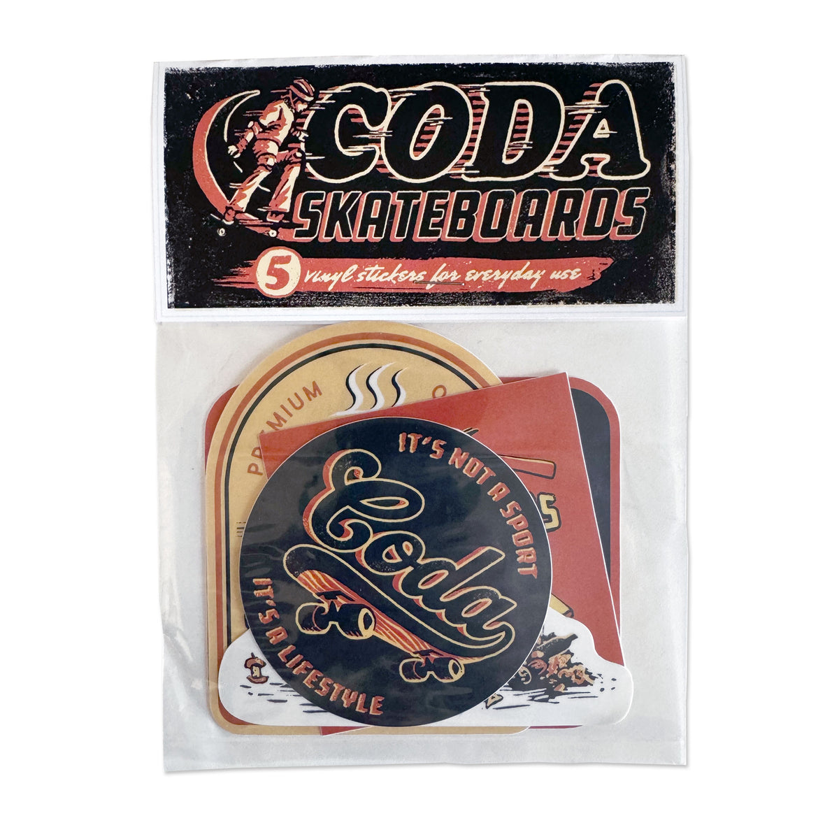 Storefront Sticker pack – CODA skateboards